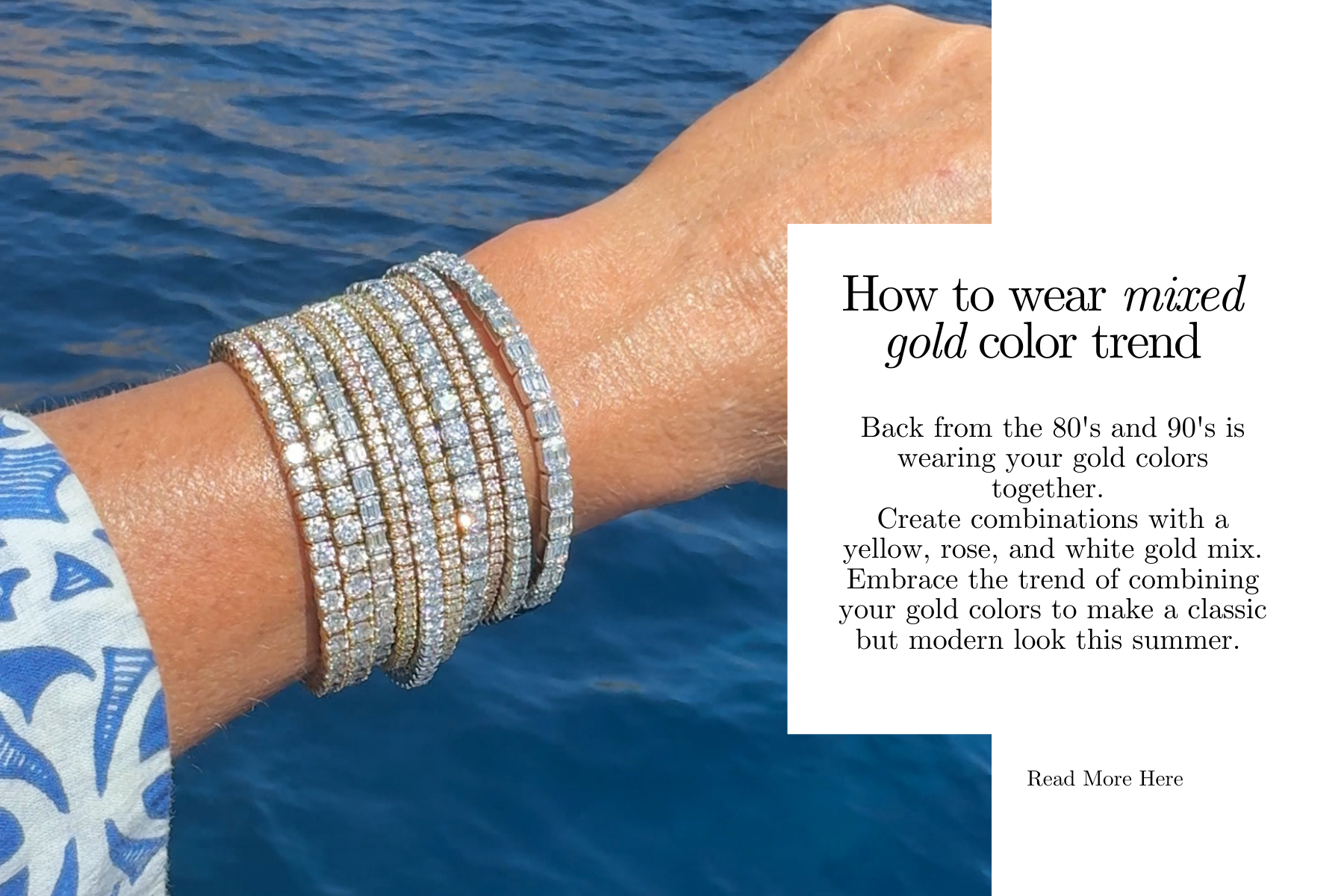 How To Wear Mixed Gold Colors – Audrey Nicole Diamonds